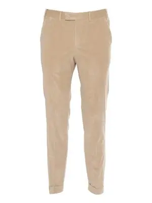 PT TORINO Flat Front Pants Beige