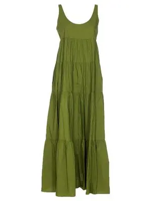 Michael Kors Michael Michael Kors Sleeveless Long Dress Green