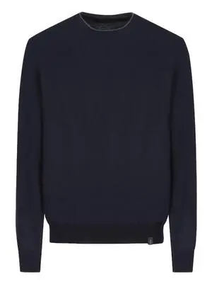 FAY Virgin Wool Jersey Blue