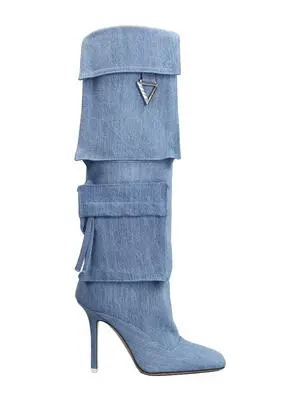 Attico Sienna High Heel Boots - Blue