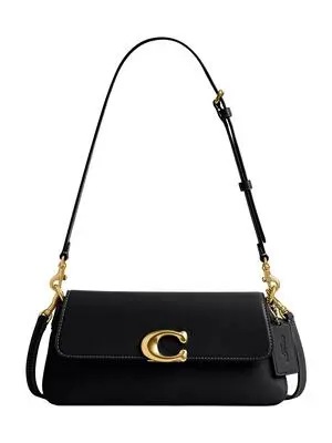 COACH® Jet Shoulder Bag Brass/black