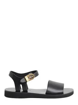 COACH® Restored Ankle Strap Sandal - Black