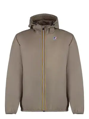K-WAY K-Way Claude Hooded Jacket Beige