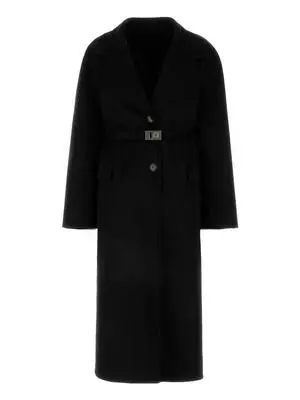 FERRAGAMO Wool Blend Cape - Black