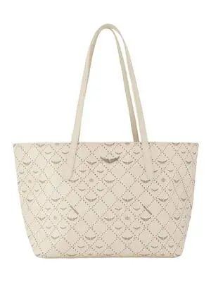 Zadig&Voltaire Z Shopper Monogram Tote - White