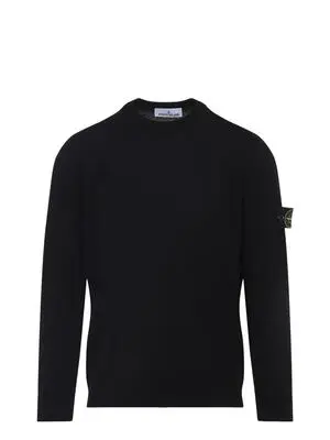 Stone Island Sweaters Black