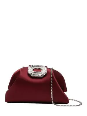 Amina Muaddi Camelia Bag - Red