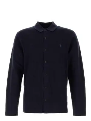 Ralph Lauren Long Sleeve Full Zip Sweater - Blue