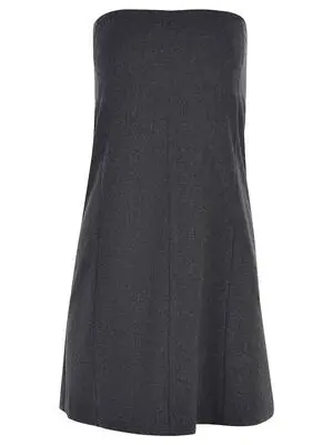 ALYSI Wool Blend Bandeau Dress