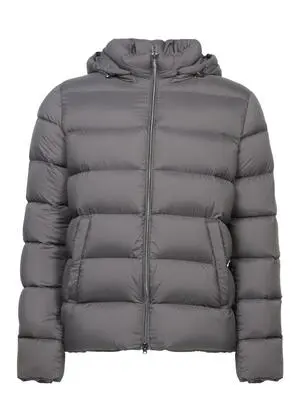 Herno Down Jacket With Hood - Grey