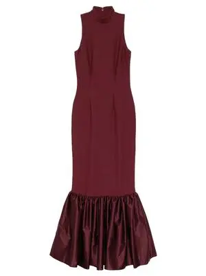 Remain Birger Christensen Sleeveless Mini Dress With Ruffled Hem Red