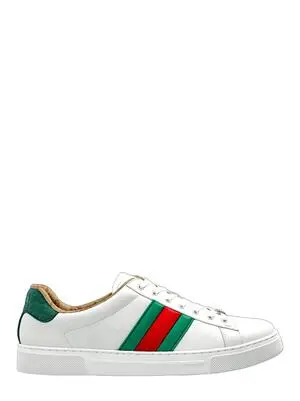 Gucci Leather Sneakers - White