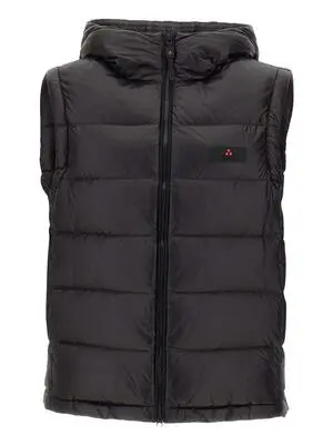 Peuterey Hooded Down Vest - Black
