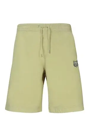 Maison Kitsuné Maison Kitsuné Cotton Shorts Beige
