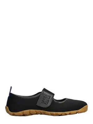 WALES BONNER Leather And Fabric Sneakers - Black