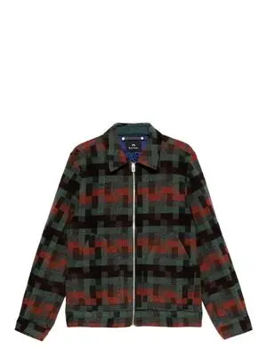 Paul Smith Geometric Zip-Up Jacket Multicolour