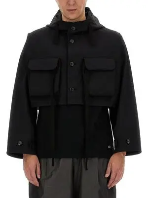 AÏE Cropped Jacket - Black