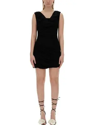 Magda Butrym Jersey Mini Dress - Black