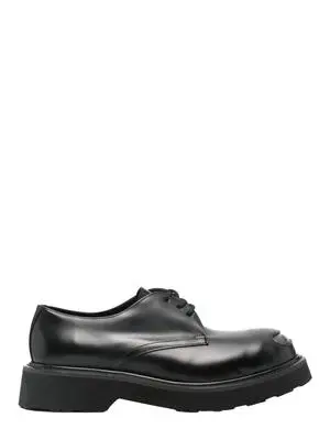 Kenzo Lace-up Flat Shoes - Black
