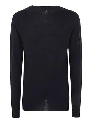MD75 Round Neck Cashmere Sweater - Blue