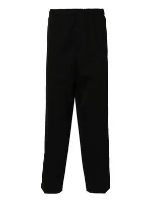 JIL SANDER Wool Tapered Pants Black