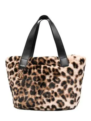 Liu Jo Patterned Tote Bag - Brown