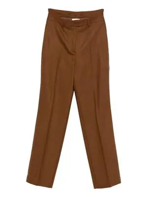 SEMICOUTURE Agaria Wool Pants - Brown