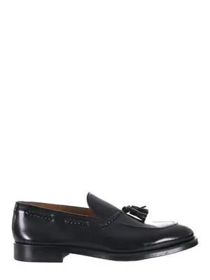 DOUCAL'S Leather Loafers - Black