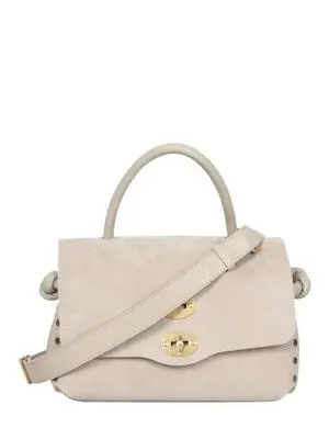 ZANELLATO Zanellato Foldover Top Bag Grey