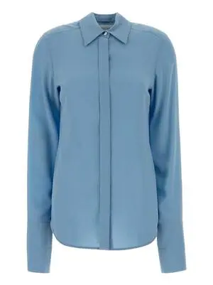 Sportmax Crepe Circle Shirt - Blue