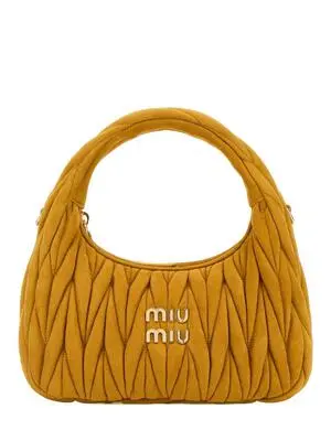 Miu Miu Suede Handbag - Orange