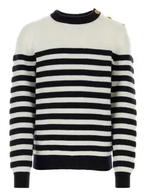 BALMAIN Balmain Embroidered Cashmere Sweater