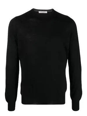 FILERIA Fine Knit Sweater - Black