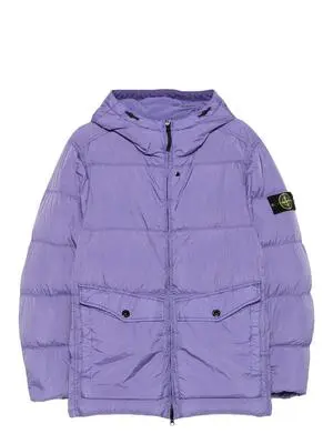 Stone Island Quilted Jacket - Purple