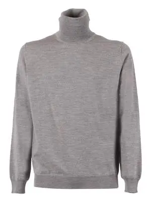 KANGRA High Neck Turtleneck Gray