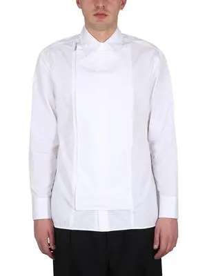 JIL SANDER Zippered Shirt Beige