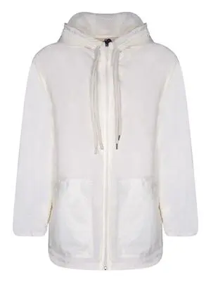 Moncler Nylon Parka - White