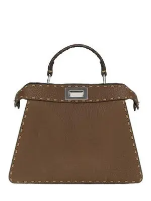 Fendi Small Peekaboo Iseeu Handbag - Brown