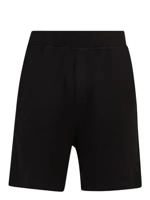 Dsquared2 Printed Cotton Bermuda Shorts - Black
