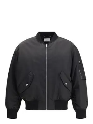 Saint Laurent Oversized Bomber Jacket - Black