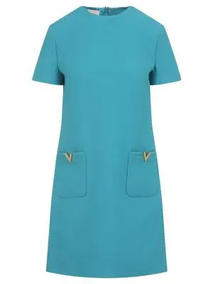 Valentino Garavani Mini Dress - Blue