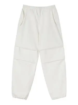 JIL SANDER Tapered Cotton Trousers - White