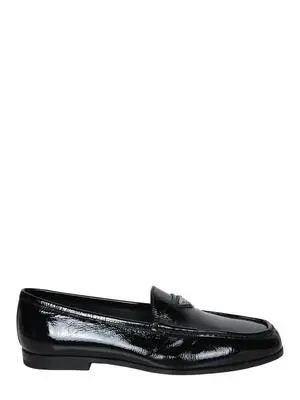 Prada Patent Leather Loafers - Black