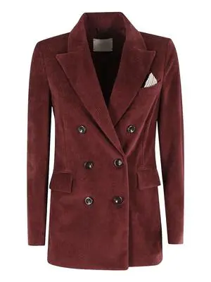 CIRCOLO 1901 Corduroy Double-Breasted Jacket