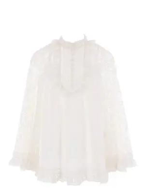 Zimmermann Ramie Lace Blouse - White