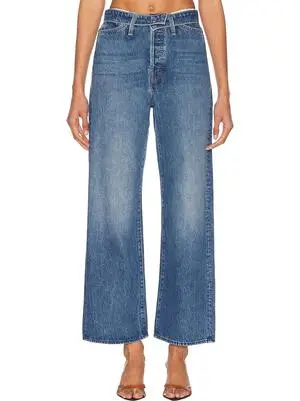 MOTHER The Fold Over Dodger Ankle Jeans - No Shirt  No Shoes  No Service