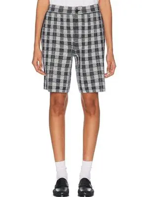 Guest In Residence Gingham Bermuda Short - Midnight Combo
