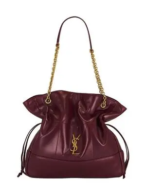 Saint Laurent Large Jamie 4.3 Pochon Bag - New Dark Bordeaux