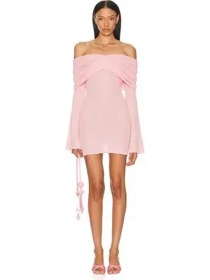 SEROYA Xen Mini Dress Coral Blush