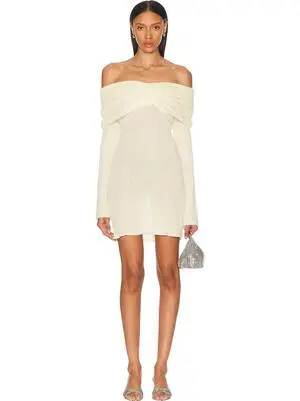 SEROYA Xen Mini Dress Pastel Yellow